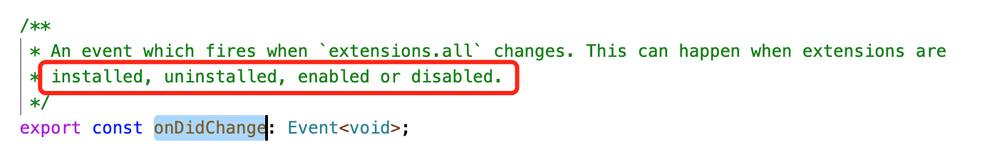 vscode.extensions.onDidChange event not working corrently · Issue #167350 · microsoft/vscode ...