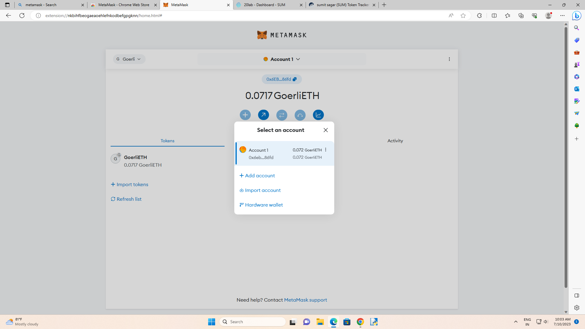 GitHub - SumitSagar17/Blockchain: This repository contains all my work related to blockchain