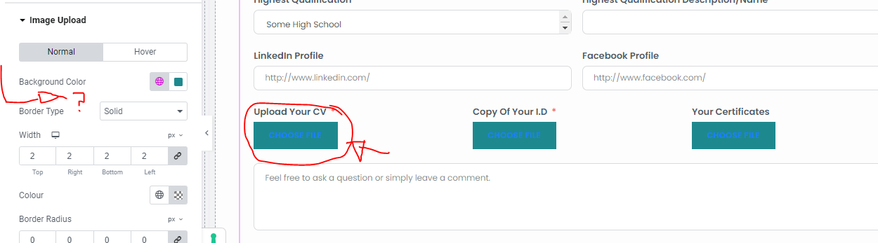 Image upload button colour option is missing · Issue #311 · fluentform/fluentform · GitHub