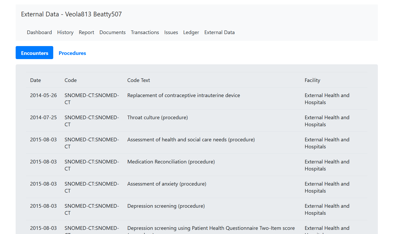 External Data tab/nav mismatch · Issue #6210 · openemr/openemr · GitHub
