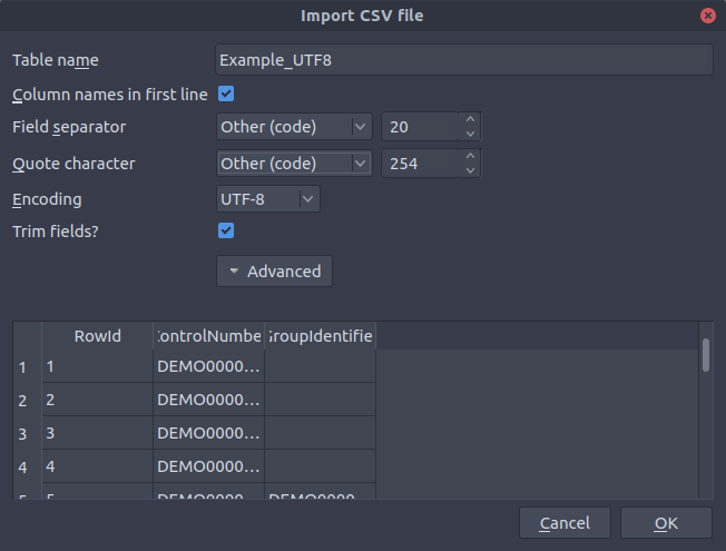 Support for Concordance DAT Delimiter/Separator · Issue #2012 · sqlitebrowser/sqlitebrowser · GitHub