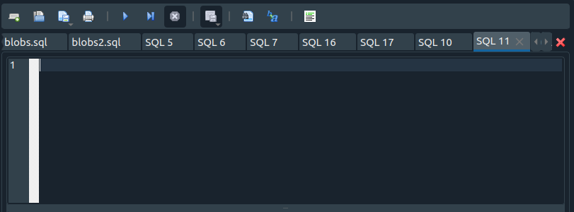 Drop close buttons on every Execute SQL tab(x). · Issue #1968 · sqlitebrowser/sqlitebrowser · GitHub