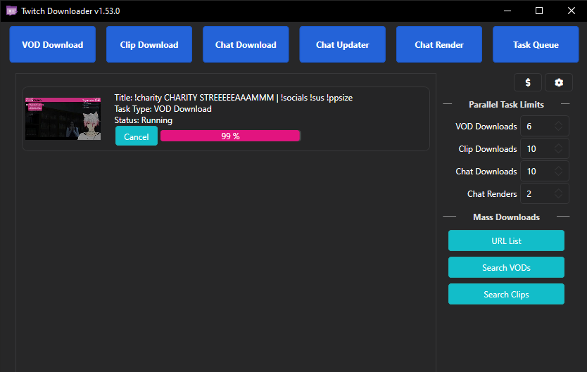 Once the download reaches 99% it stays there and doesn't finish · Issue #749 · lay295 ...