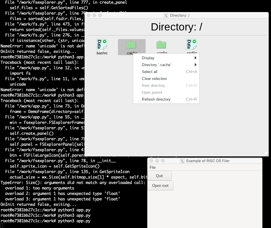 Not Python 3 · Issue #1 · gerph/riscos-filer-python · GitHub