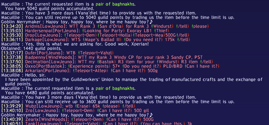 🐛[BUG] [NPC] [System] Guild point NPCs taking more items than the daily ...
