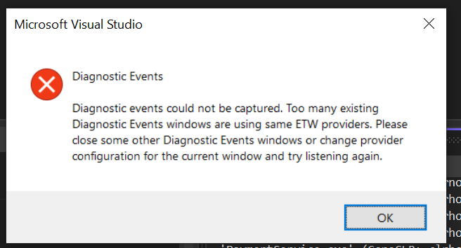[BUG] - Diagnostic window broken. · Issue #1446 · microsoft/service-fabric · GitHub