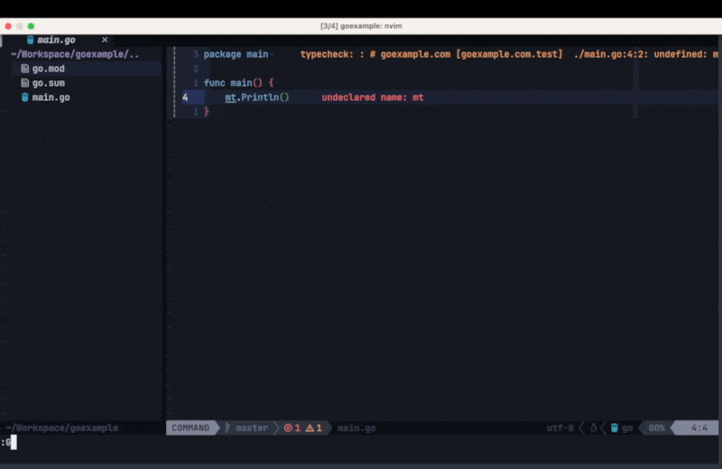 The Error Item In Quickfix List Looks Not Correctly Parsed After Gorun Failed · Issue 318