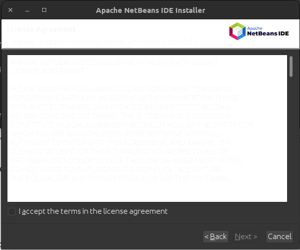 Linux Installer Displays License White on White with dark Theme · Issue #4202 · apache/netbeans ...