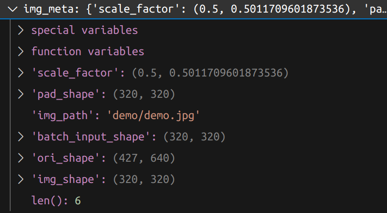 After changing the input size of the rtmdet-ins model to 320×320, an error was reported in the ...