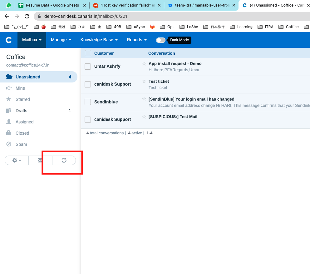 Mailbox > Add button to fetch latest email for current mailbox · Issue ...