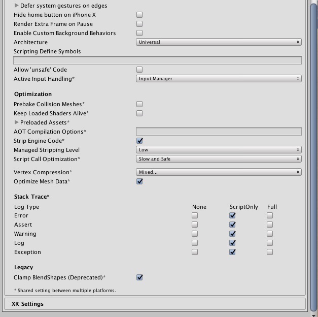 Example Scenes map textures not loading on iOS when Movesense plugin ...