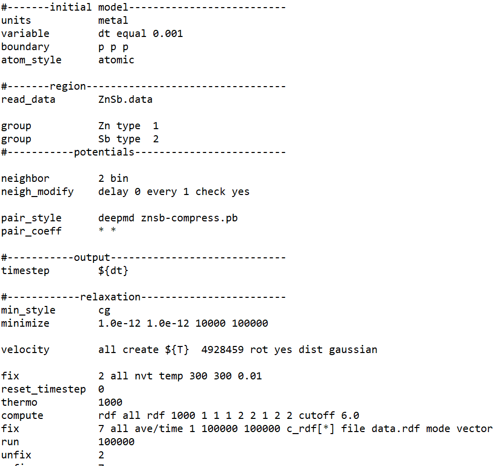 RDF in AIMD is different from RDF in deepmd · Issue #2641 · deepmodeling/deepmd-kit · GitHub