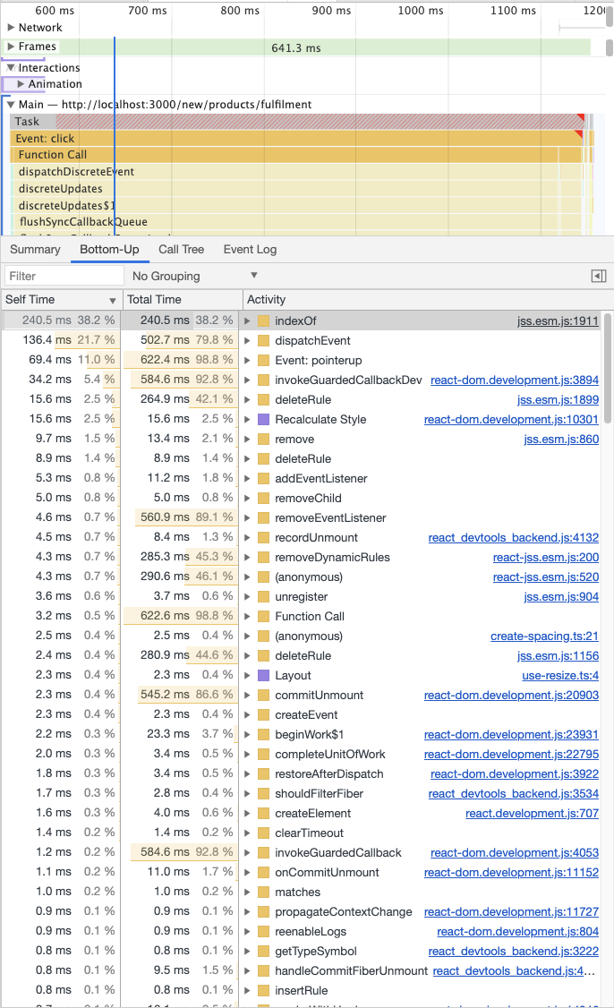 deleteRule causes lag when deleting many nodes · Issue #1405 · cssinjs/jss · GitHub