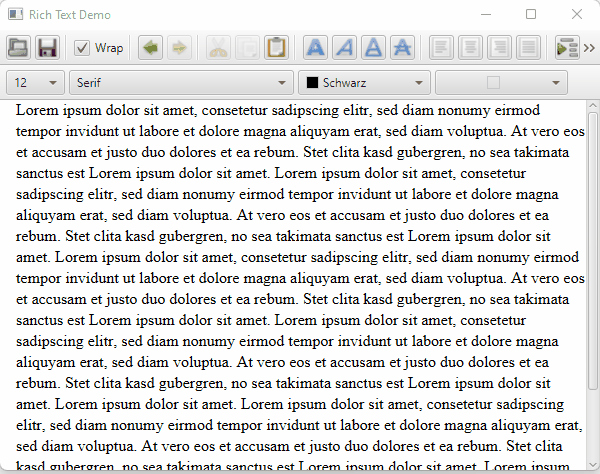 Bug: Wrapped text causes screen and scrollbar flickering · Issue #1141 · FXMisc/RichTextFX · GitHub