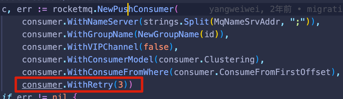 After mq message consumption fails, the number of the message in the retry queue continues to ...