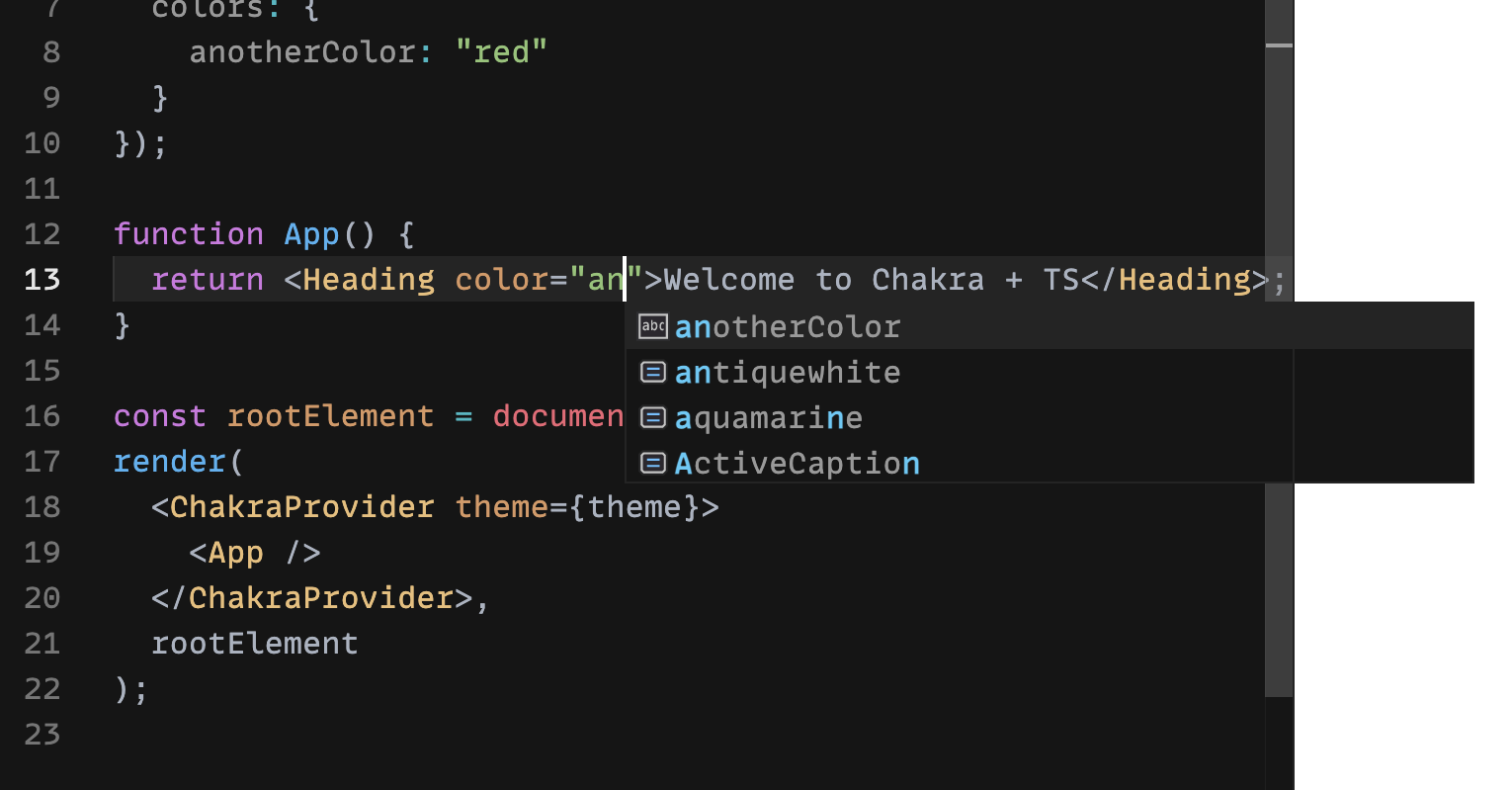 Custom theme color does not appear in VS Code IntelliSense suggestions ...