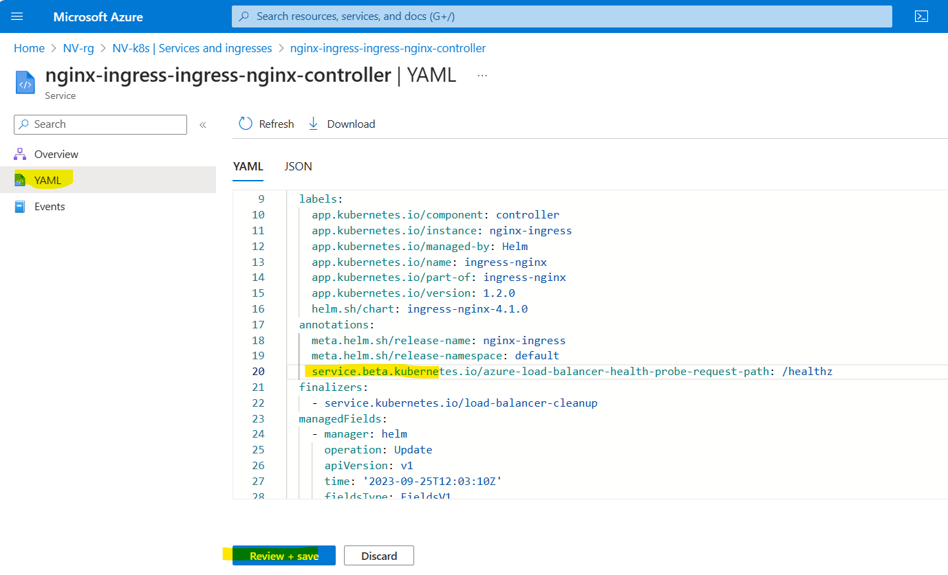 [BUG] New azure-load-balancer-health-probe-request-path not working with rewrite-target · Issue ...