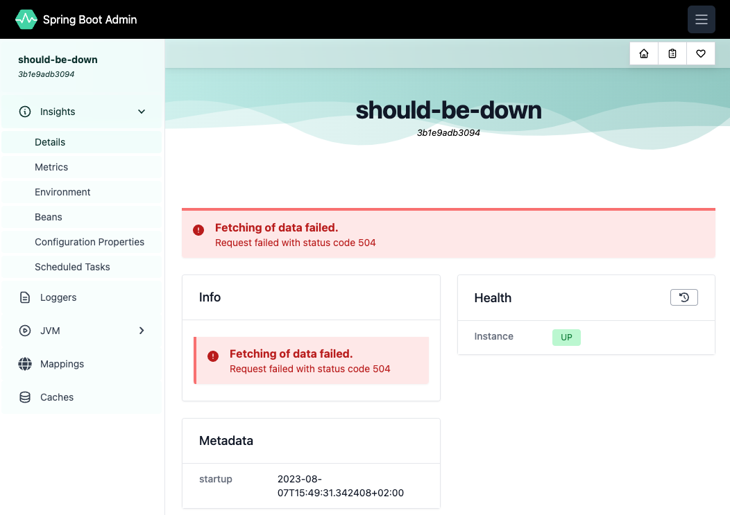 Offline instances don't show as offline in SBA 3.x · Issue #2667 · codecentric/spring-boot-admin ...