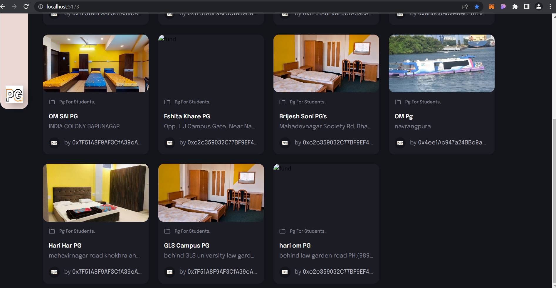 GitHub - 910aman/PG_Finder_System_Using_Blockchain: So this is the website with a stunning ...