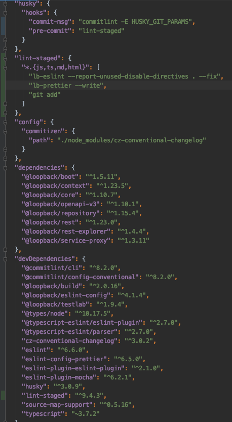 Implement lint-staged · Issue #4062 · loopbackio/loopback-next · GitHub