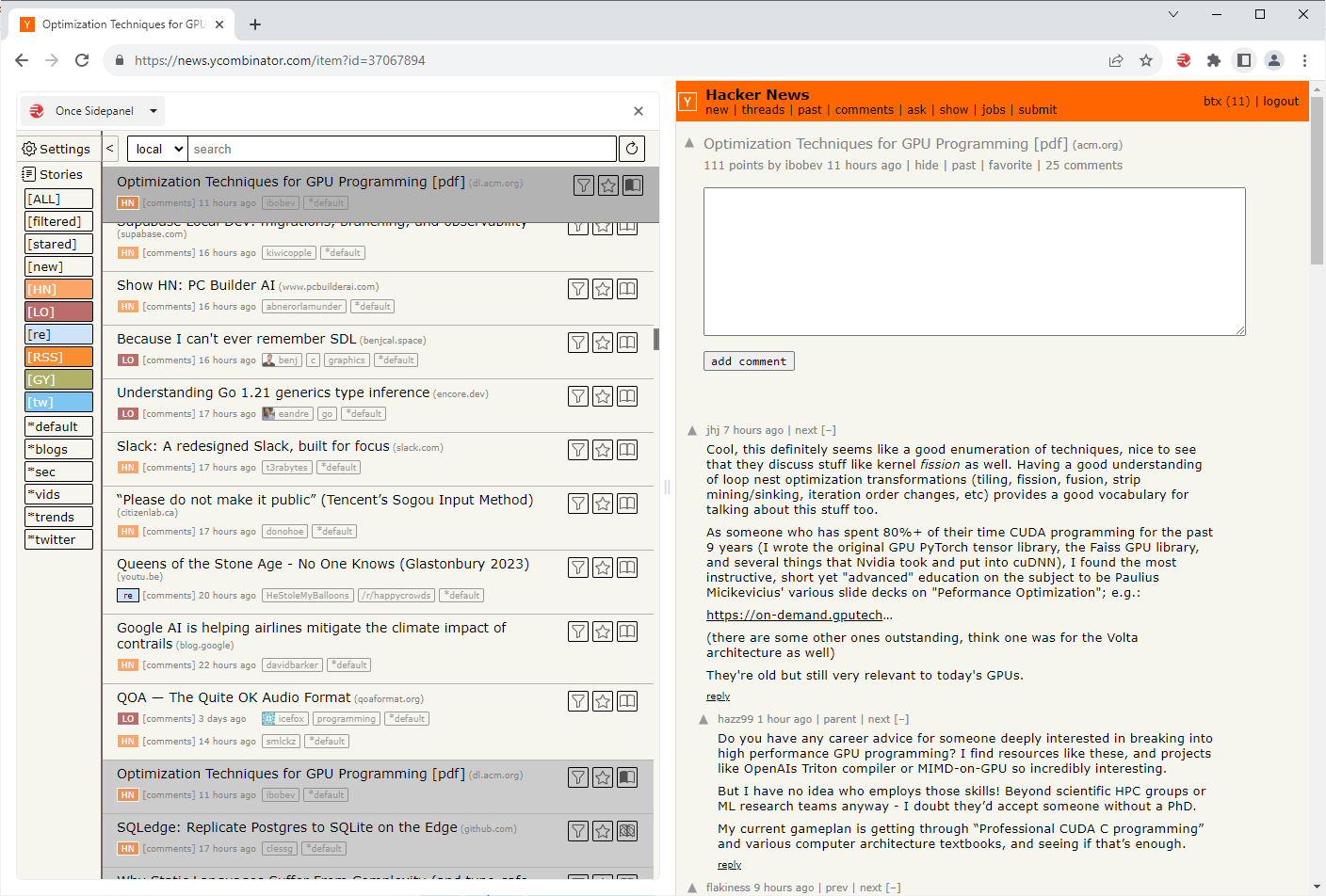 GitHub - batram/sidepanel_once: Once as Side Panel extension for chrome ...