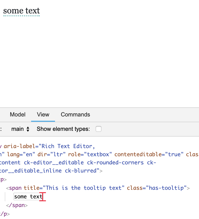 Plugin Request: Tooltip · Issue #6780 · ckeditor/ckeditor5 · GitHub