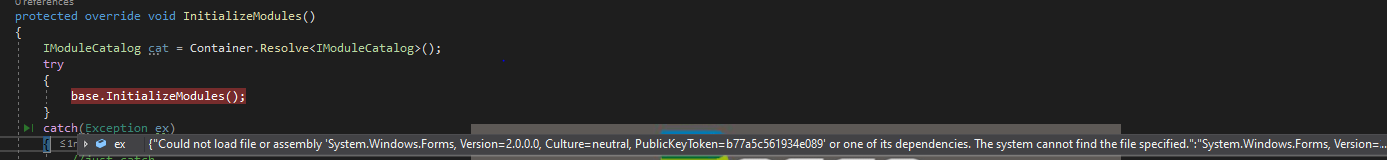 [Bug] Issue loading modules from module catalog when older framework dll is included · Issue ...