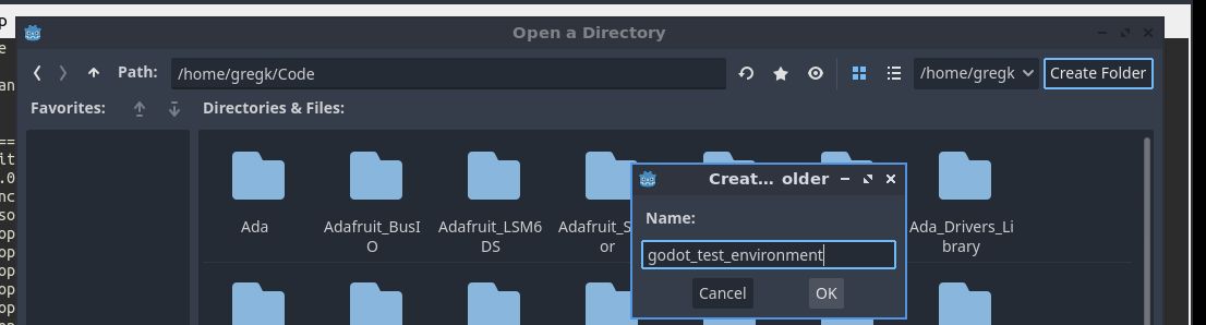 When creating a new project, creating a new folder causes a crash · Issue #65328 · godotengine ...