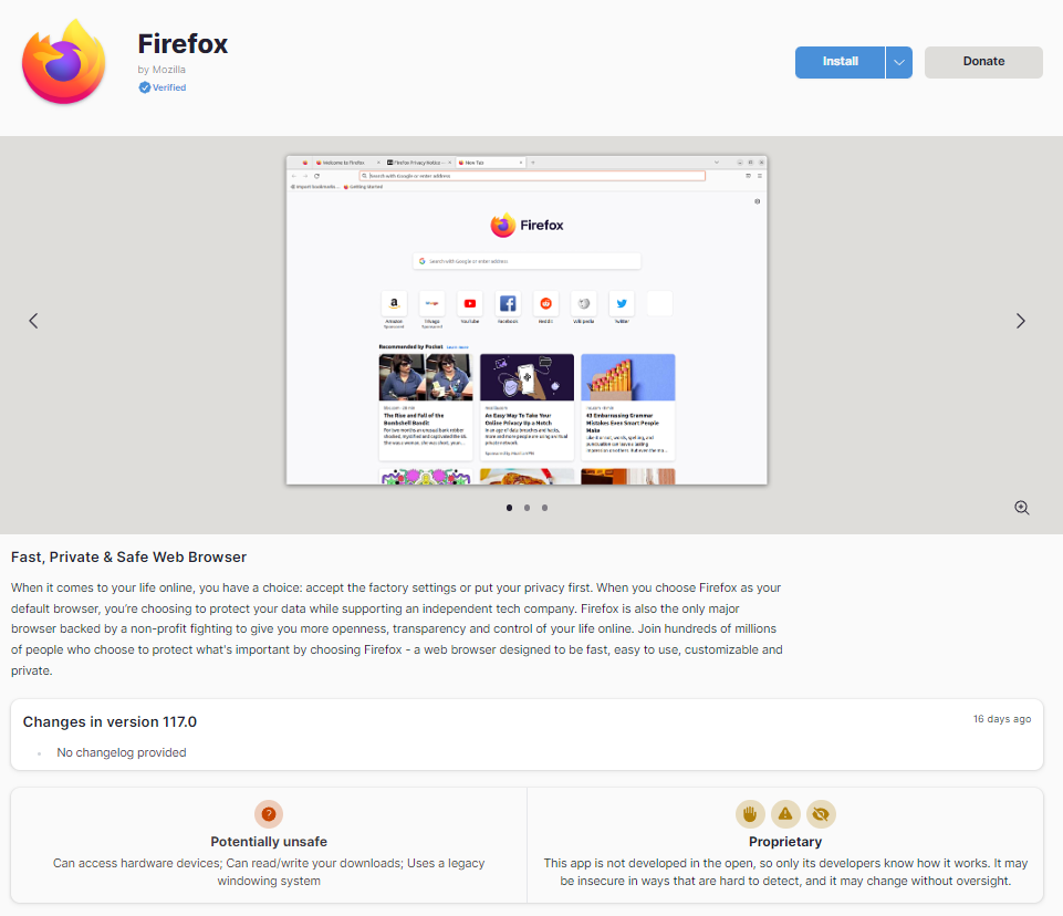 Rework of the App screen Permissions clickable header and its pop-up ...