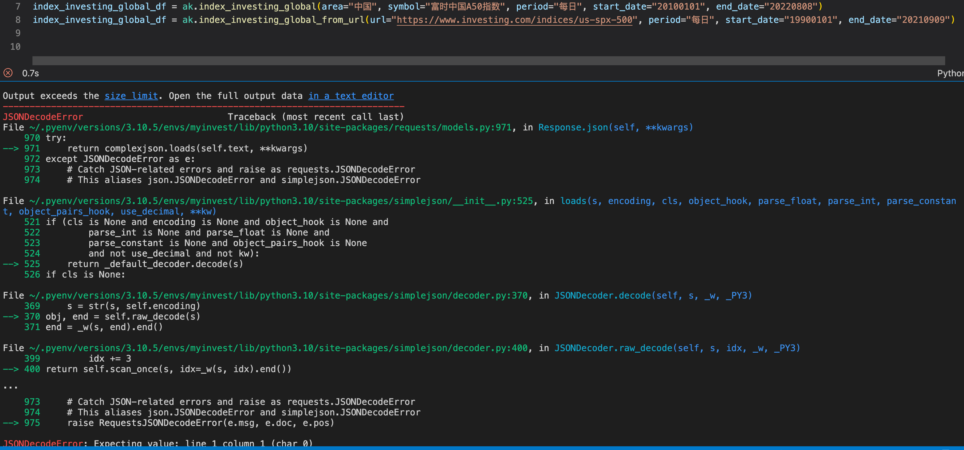 AKShare 接口问题报告 · Issue #3014 · akfamily/akshare · GitHub