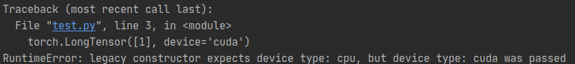 Confusing Error Message For Torchlongtensor 1 Device Cuda · Issue 46085 · Pytorch