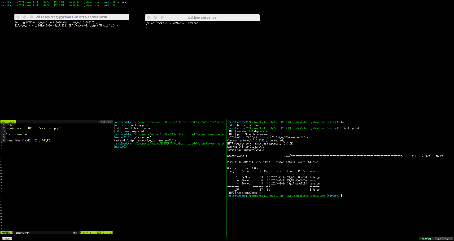 GitHub - bhrdn/TASK1-Distributed-System