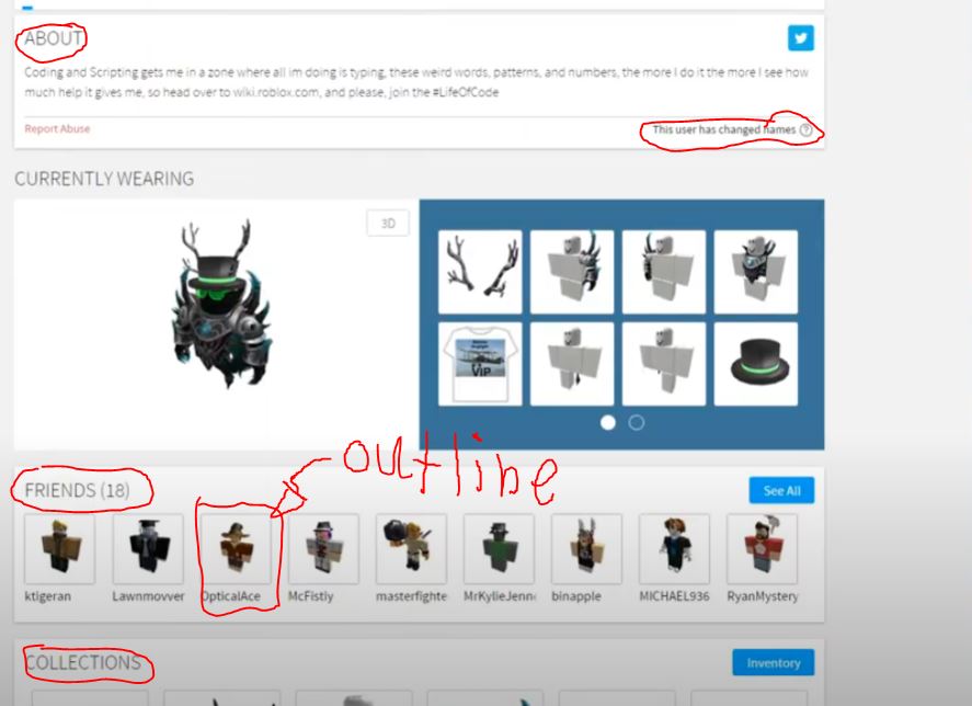 IDEAS: Option to have LEGACY Outline headings, square friends profile ...