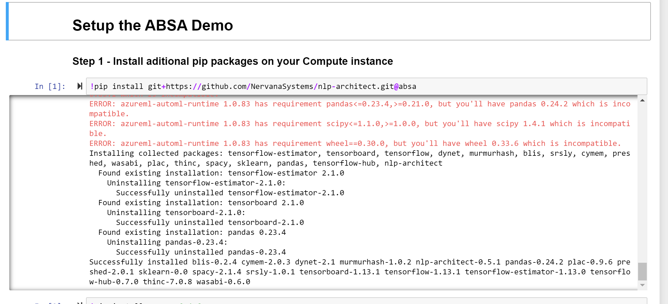 Incompatible tensorboard versions cause error - AIML40 · Issue #82 ...