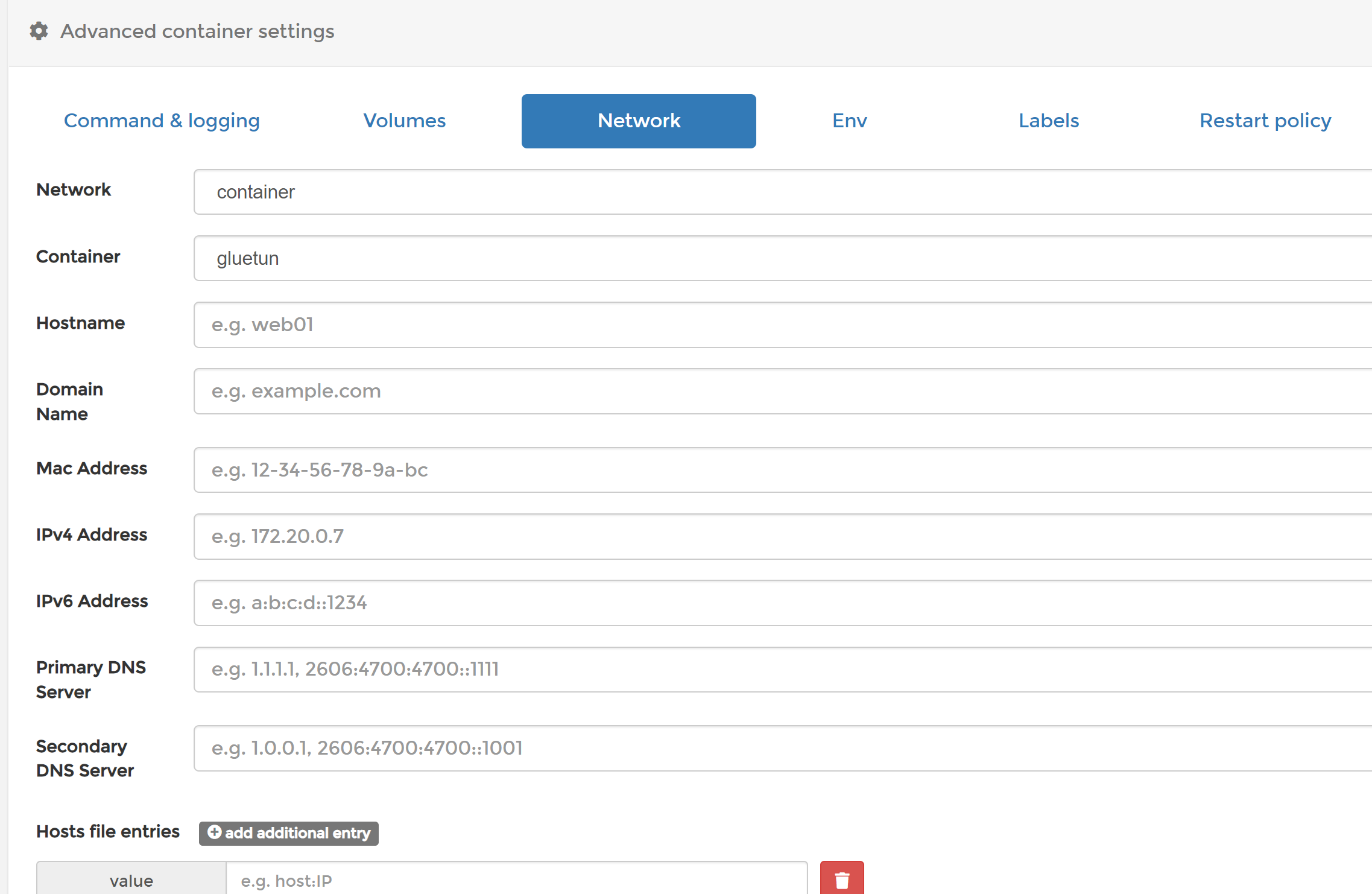 Connecting to containers that are using the gluetun container network · qdm12 gluetun ...