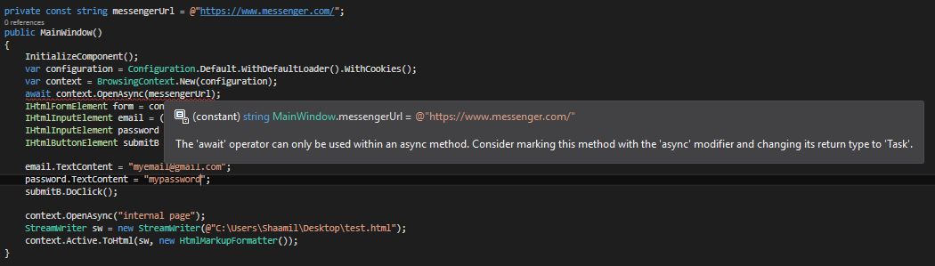 Form submission examples · Issue #242 · AngleSharp/AngleSharp · GitHub