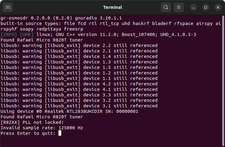replace USRP block with RTL SDR · Issue #57 · tapparelj/gr-lora_sdr · GitHub