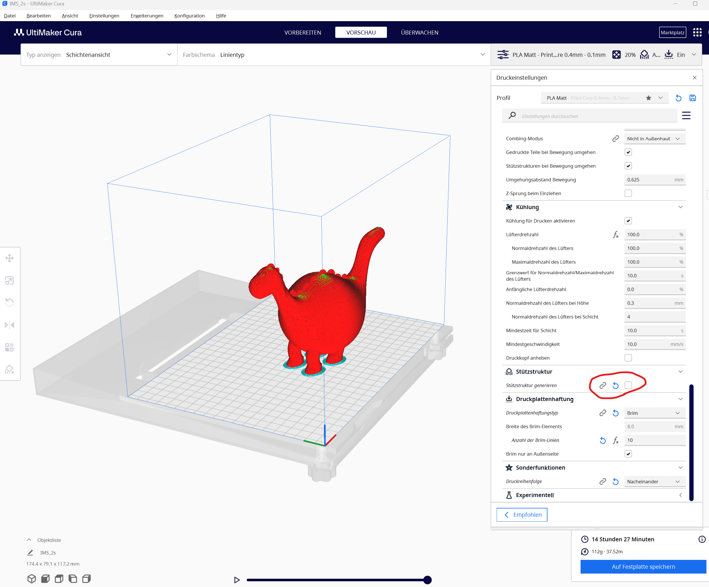 Slicing Failed As Soon As The Support Structure Is Activated · Issue 15972 · Ultimakercura