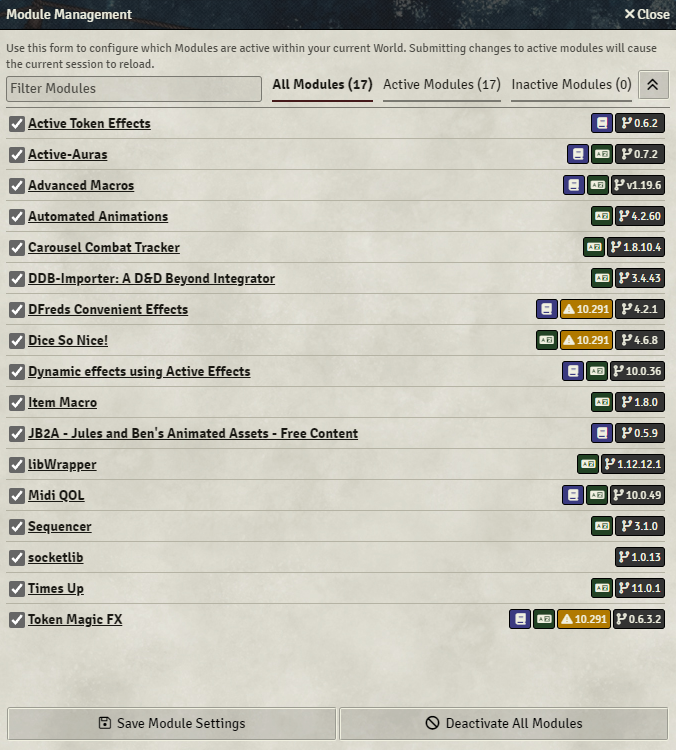 Aura isn't working. Doesn't apply to other tokens (doesn't show on command table). · Issue #282 ...