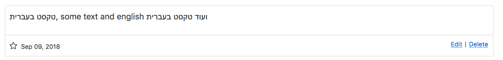 Notes written in right-to-left languages are rendered left-to-right in ...