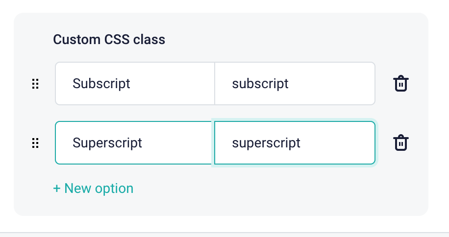 add additional HTML tags as options to the richtext editor for better ...