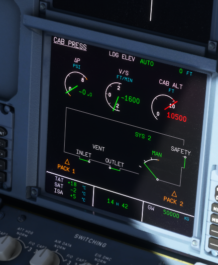 Cabin Press Page Cabin Vs And Alt Indications Spin Out Of Bounds · Issue 7949 · Flybywiresim
