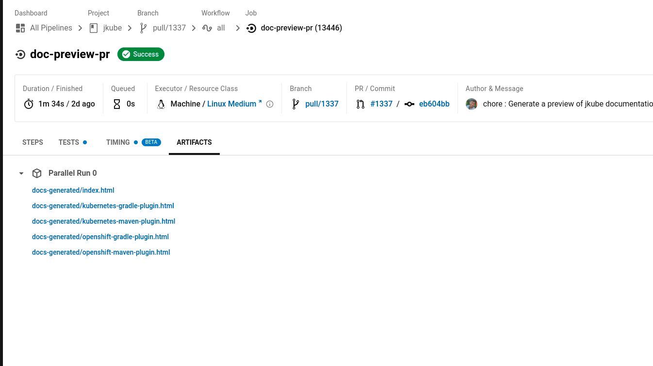 Generate a preview of the jkube documentation for PR if needed. · Issue #1251 · eclipse-jkube ...