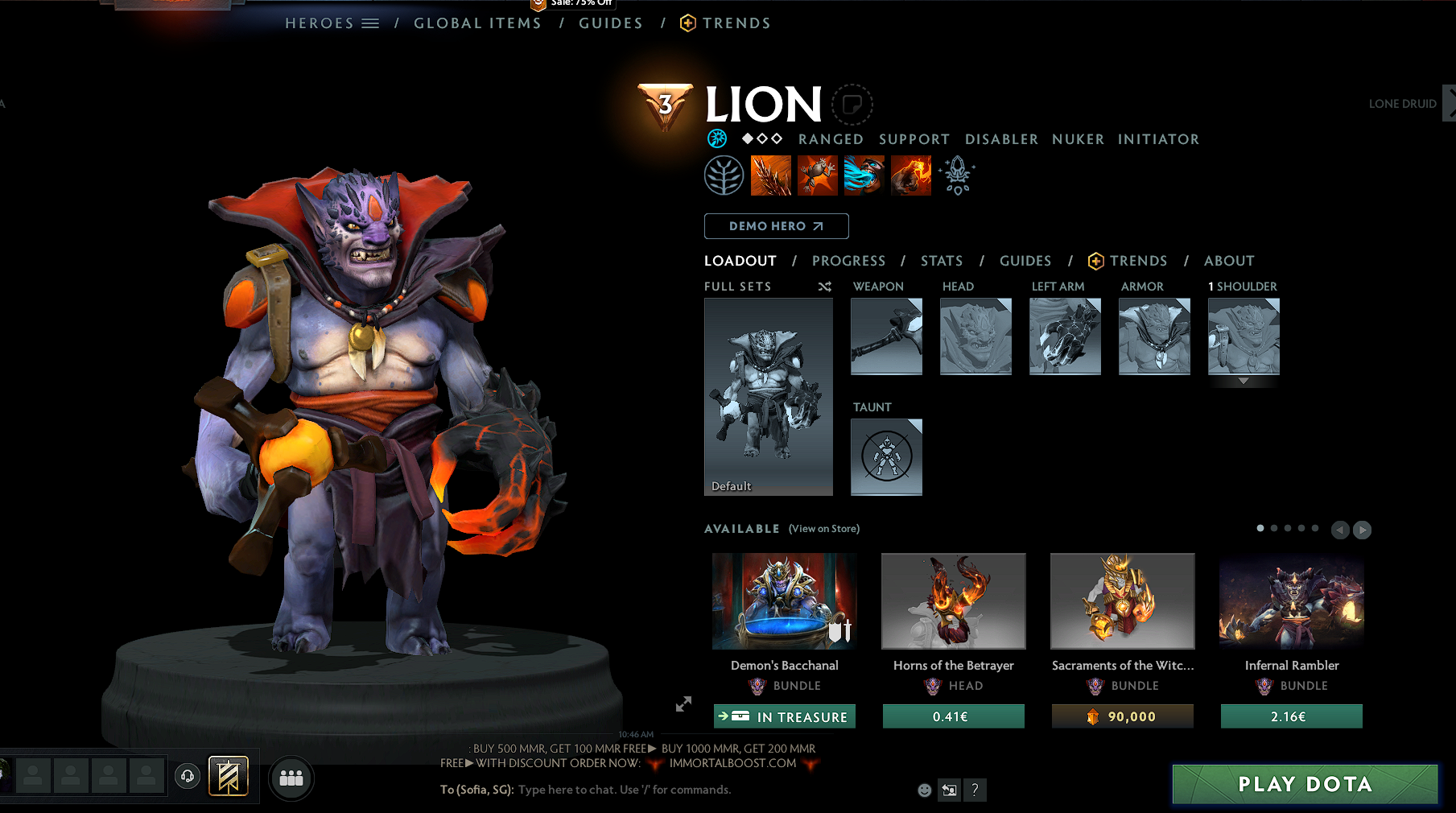 Missing skin for LION · Issue #9962 · ValveSoftware/Dota2-Gameplay · GitHub