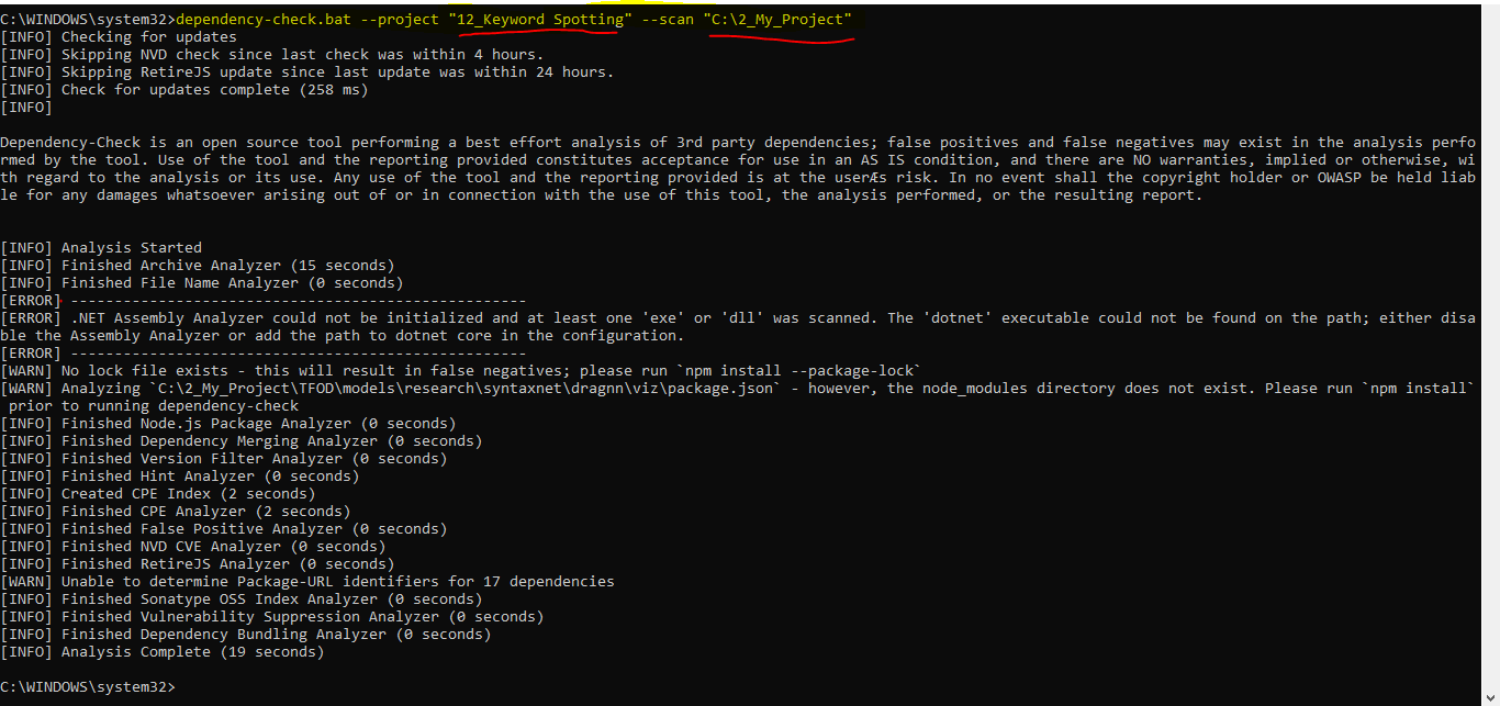 Dependency Check on Python Project · Issue #3003 · jeremylong/DependencyCheck · GitHub