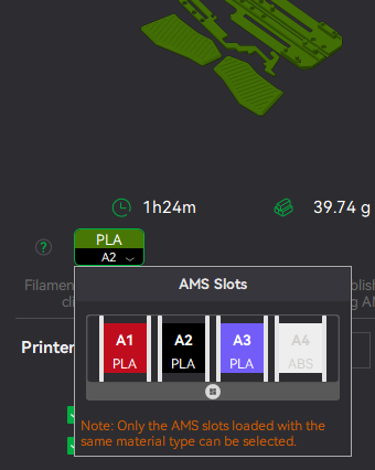 Can't print with Bambu PLA Matte profille · Issue #2781 · bambulab ...
