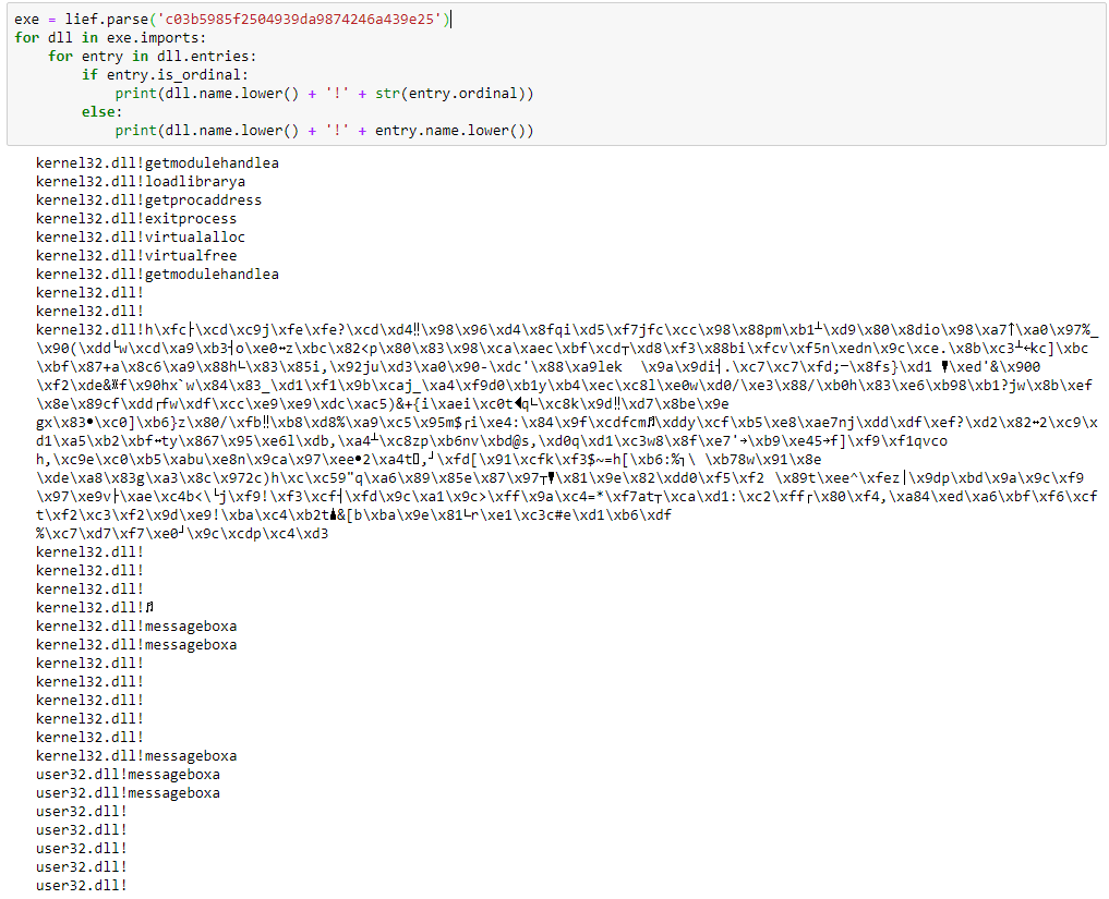 PE imports: Invalid ordinals and IAT/ILT · Issue #260 · lief-project/LIEF · GitHub