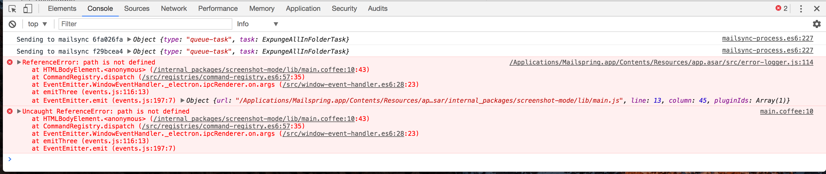 Toggle Screenshot Mode not working · Issue #287 · Foundry376/Mailspring ...