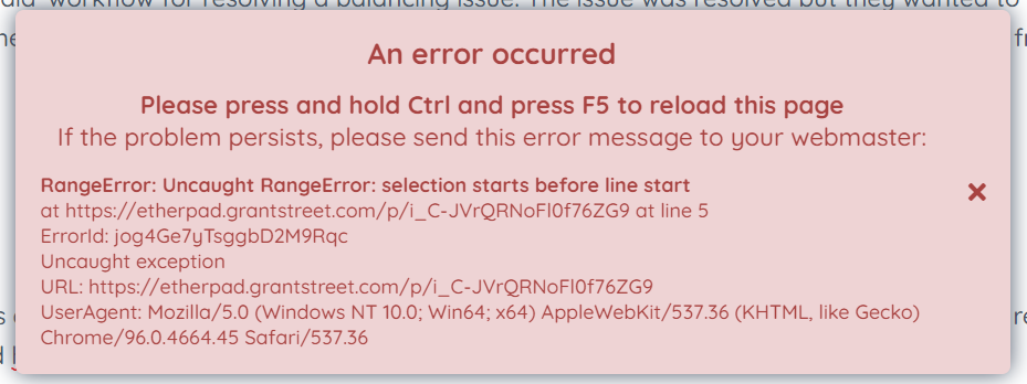 Clearing authorship colors fails when no text selected in PAD · Issue #5283 · ether/etherpad ...