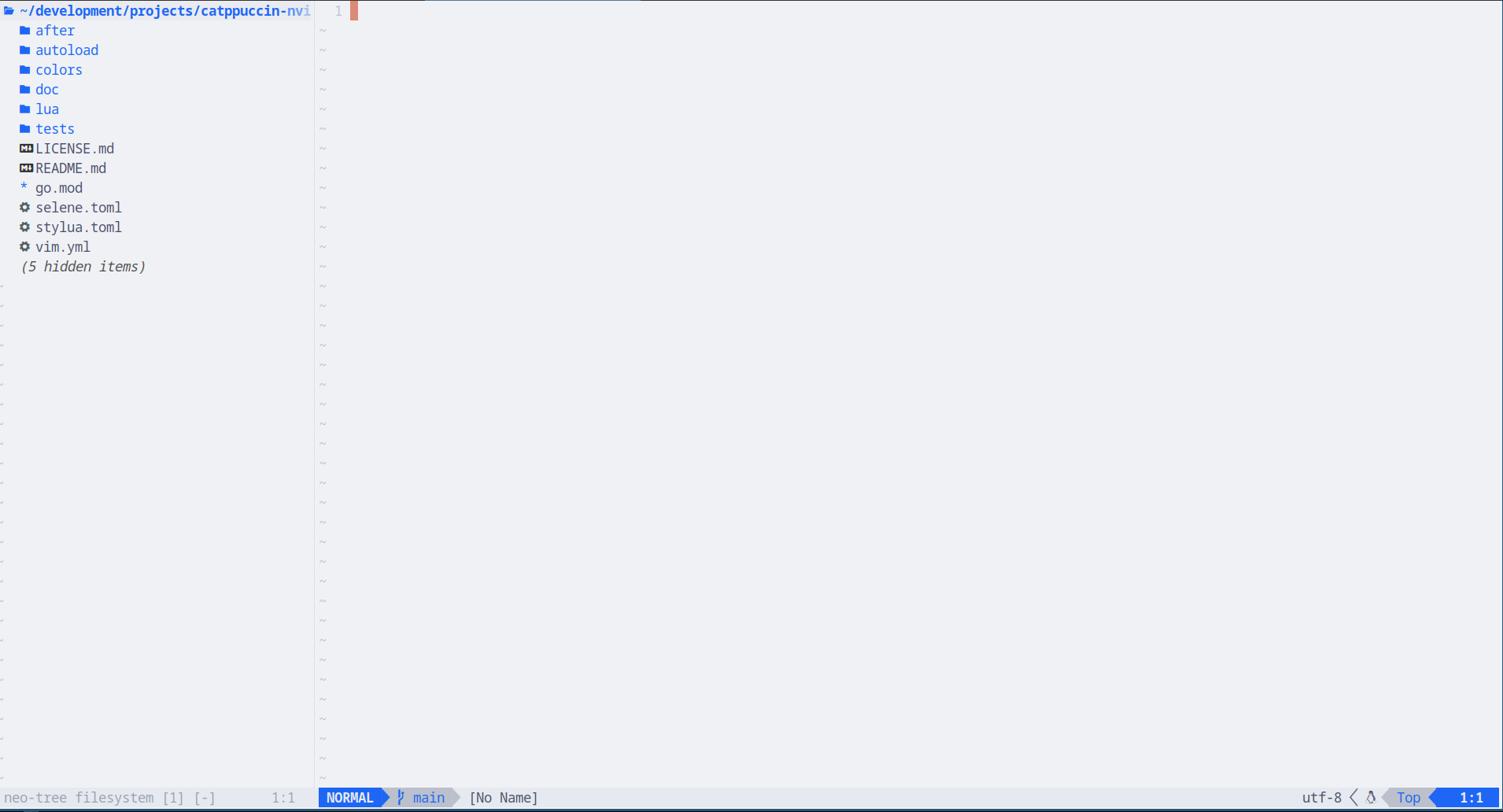 Neotree Switches To Wrong Background When Inactive · Issue 476 · Catppuccinnvim · Github 